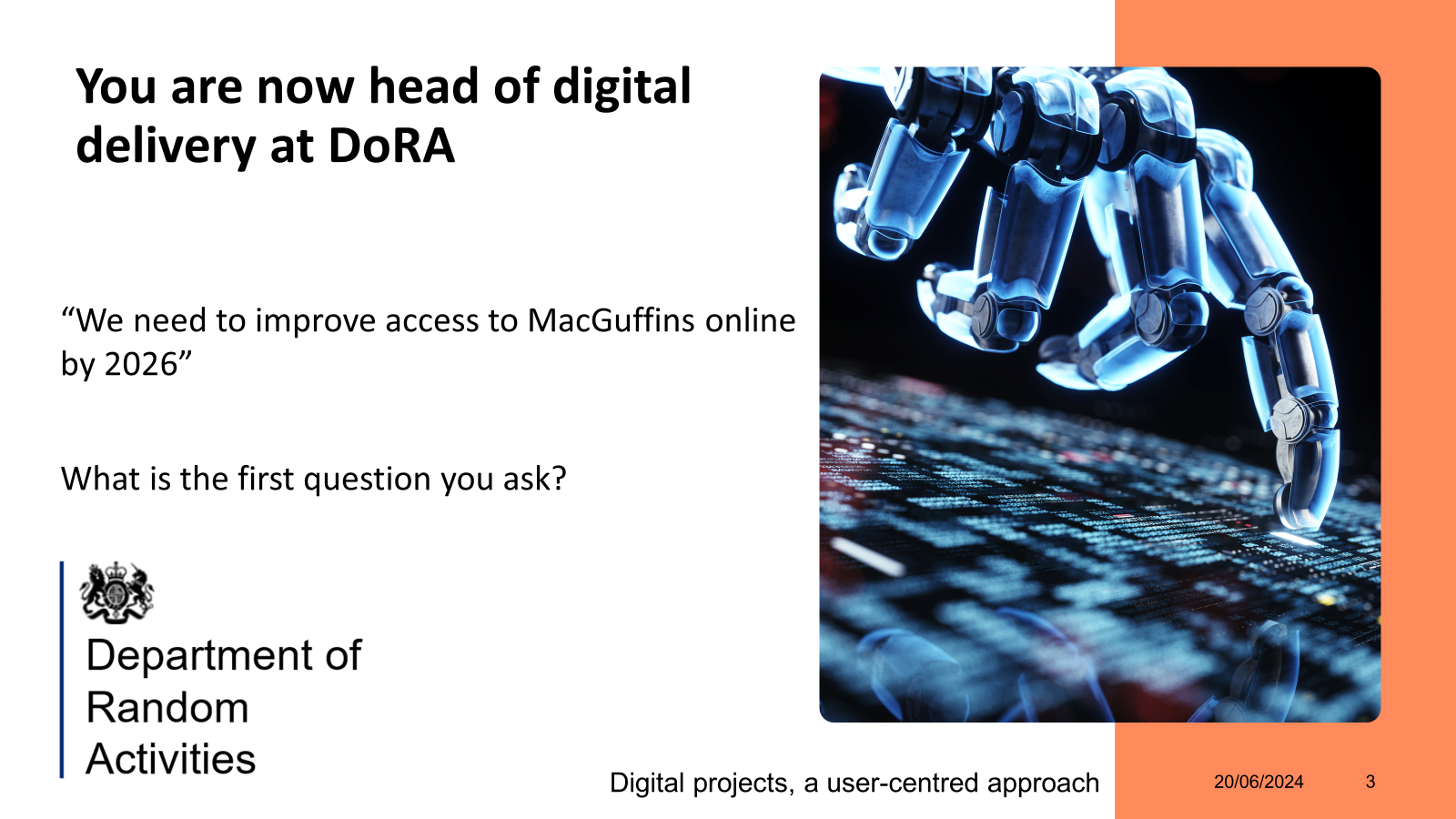 LEGO, memes and a made-up department – running training for ICS Digital ...